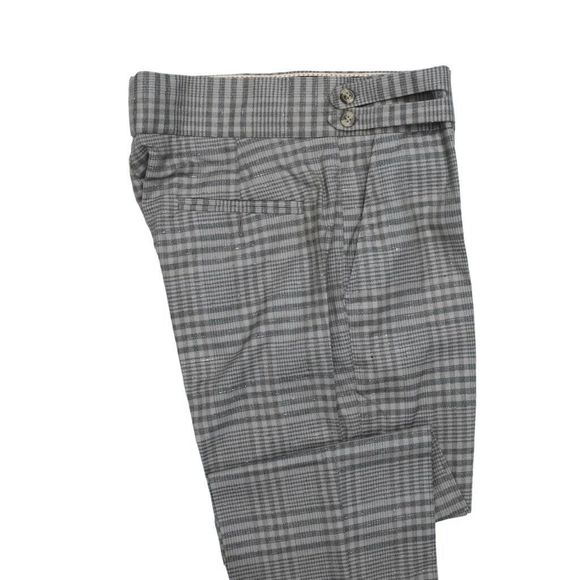 Chiragh Apparel | Pants | Mens Gurkha Pants Gray Plaid Check Slim High ...